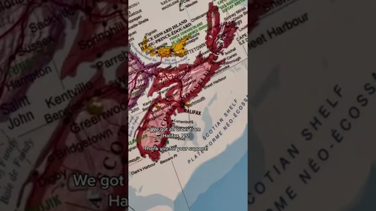 We got an order from Halifax, NS! Thank you for your support! #halifax #halifaxnovascotia #halifaxn