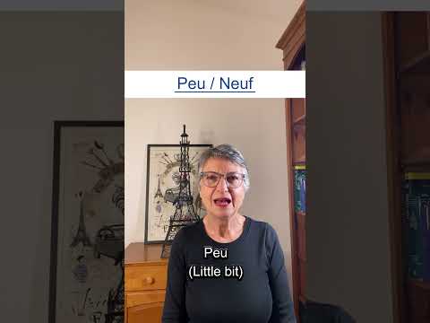 The 2 sounds of "EU" in French! 🇫🇷