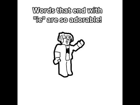 Words Ending With "ie"