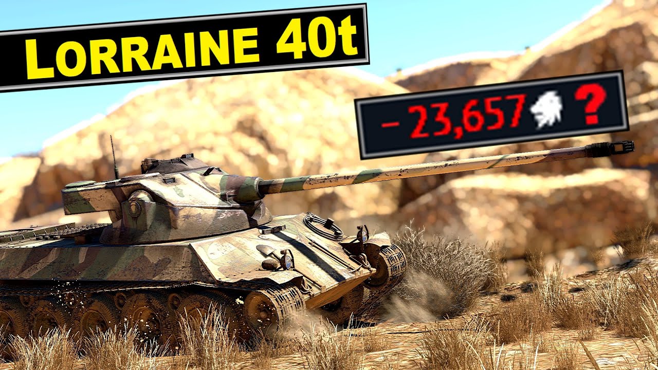 What defines repair cost? The most expensive tank to play  ▶️ Lorraine 40t