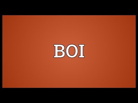 BOI Meaning