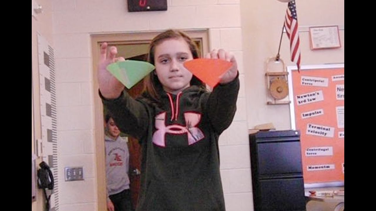 falling cones activity- aerodynamics /// Homemade science with Bruce Yeany