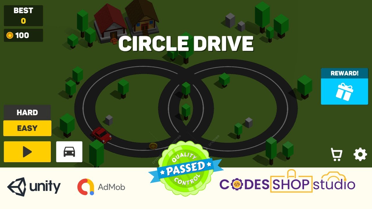 Circle Crash | Premium Unity Template | 100% tested | Circle