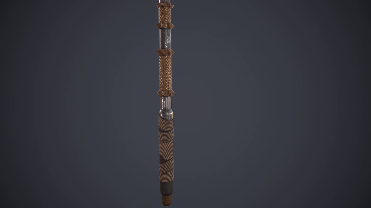 Low Poly Medieval-Fantasy Mace