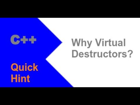 Why you should use Virtual Destructors in C++