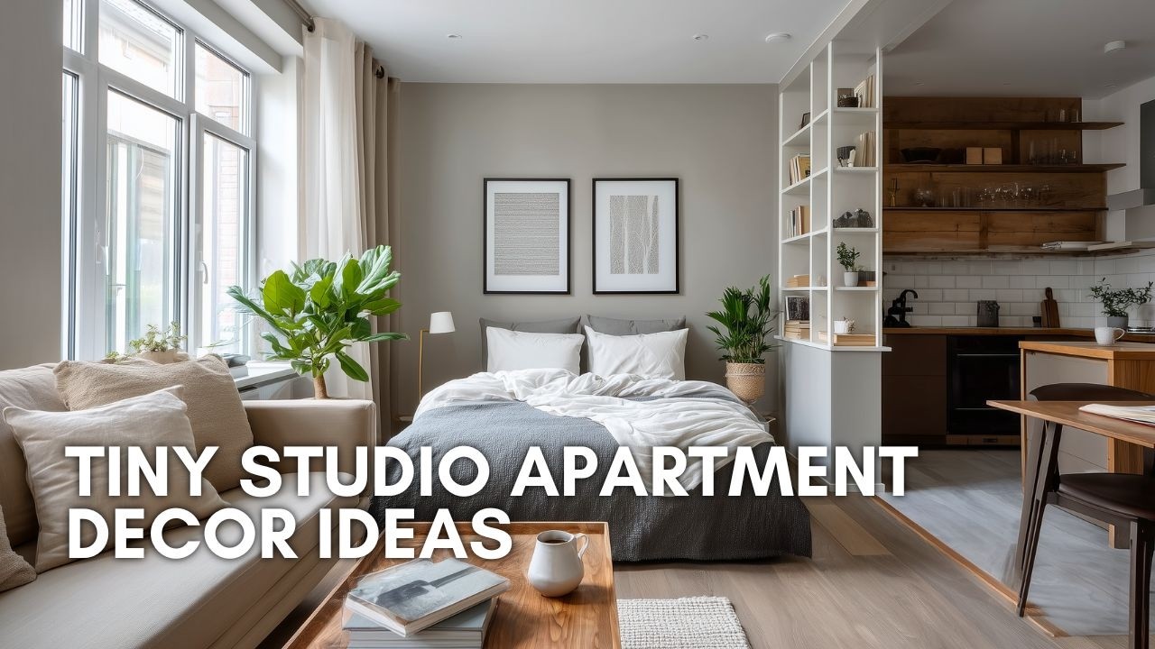 Cozy Modern Tiny Studio Apartment Decor Ideas to Maximize Style
