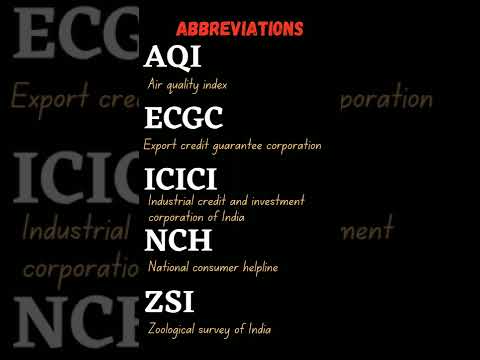 Abbreviations | full form of SIM 🤔 | general studies.