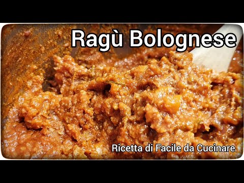 Ricetta Ragù Bolognese. Ricetta semplice e buonissima.