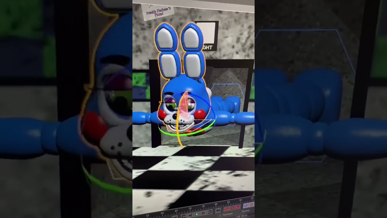 My art in cinema 4d on the game FNaF 2 #fnaf #fivenightsatfreddys #fnafart #cinema4d #fnaf2 #фнаф
