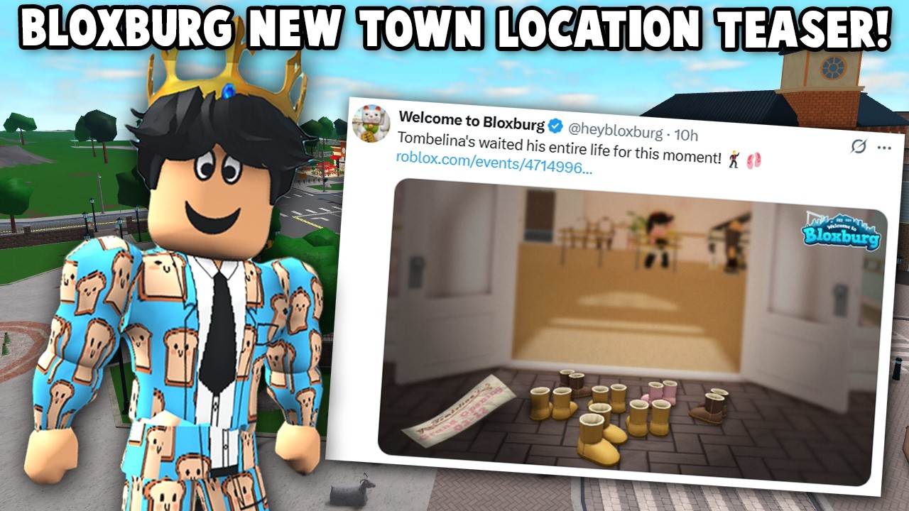 NEW BLOXBURG UPDATE TOWN BUILDING TEASER AND NAME REVEAL... my thoughts too