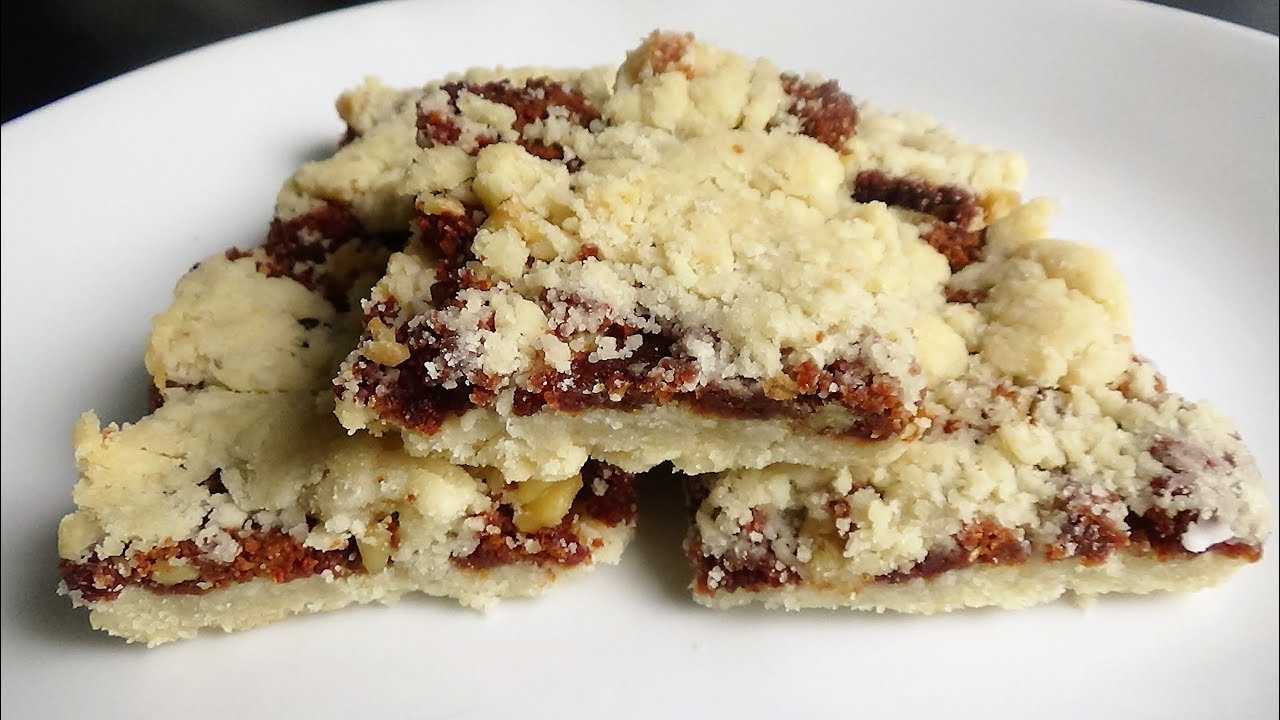 Date Sugar Shortbread Bars