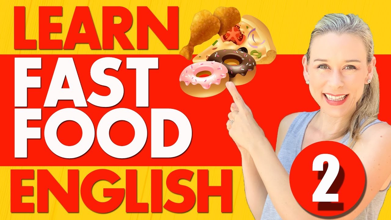 Learn Fast Food Vocabulary in English | English with Jackie