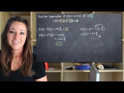 Linearization of a function at a point (KristaKingMath)