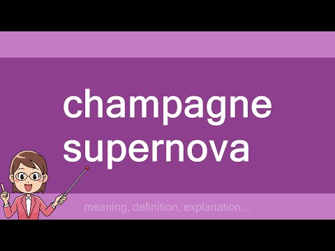 champagne supernova