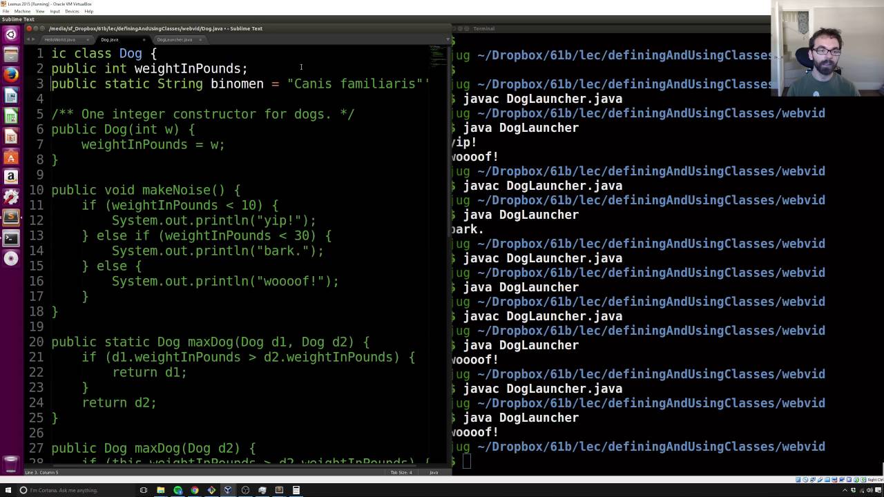 [Classes, Video 3a] Static vs  Instance Methods