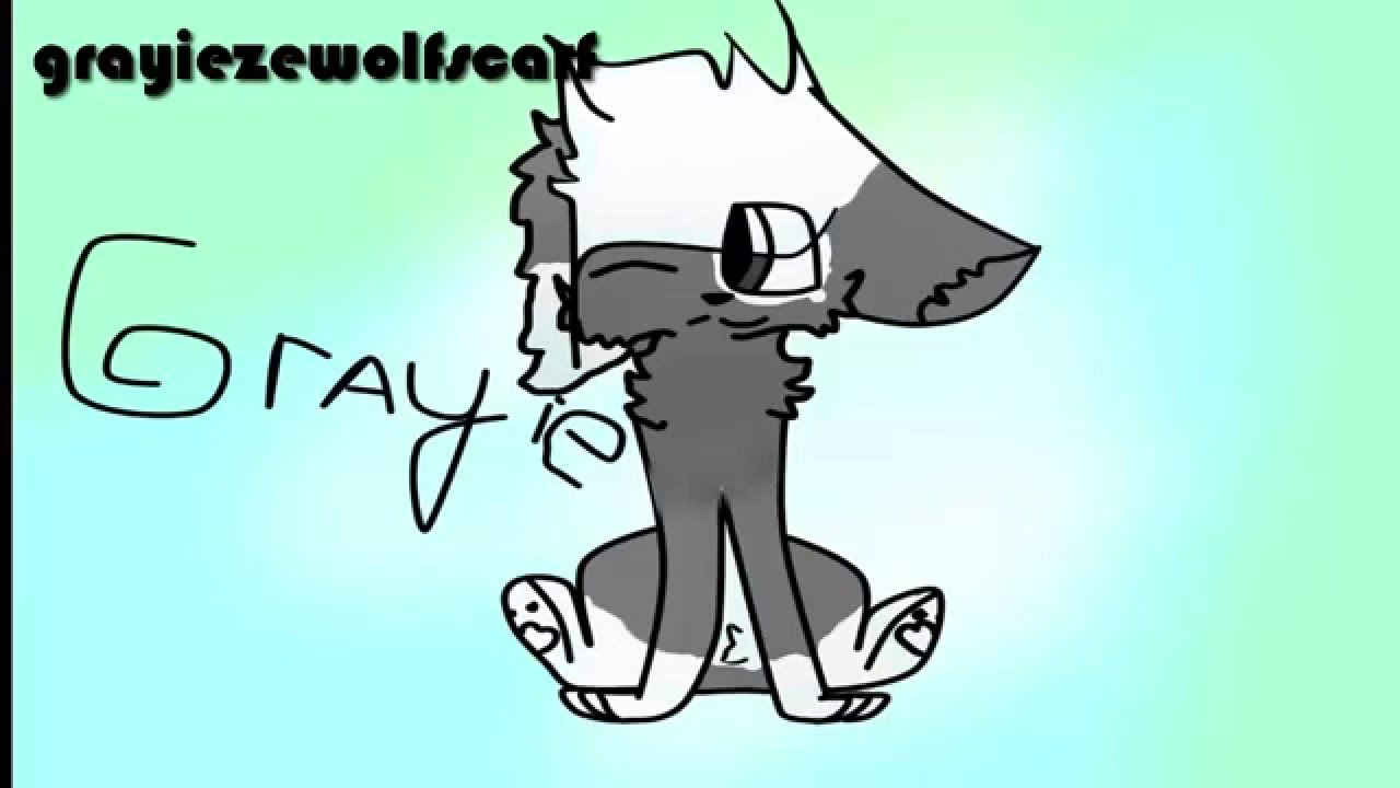 grayie my wolf oc speedpaint (old)