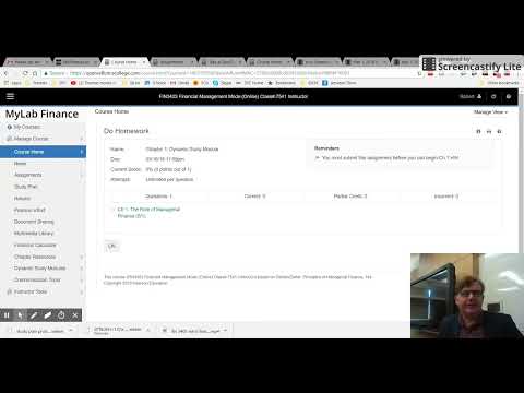 FIN3403 Introduction & Navigation Overview of Pearsons New Learning Module.
