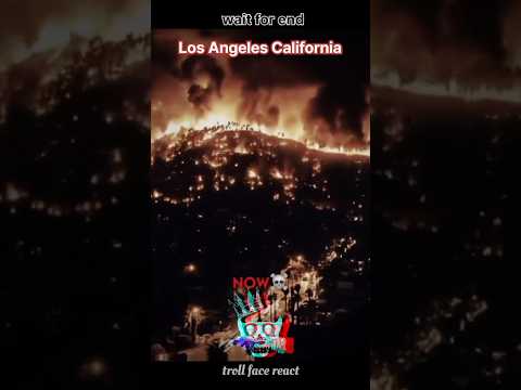 California wildfire...☠️🔥☠️ #shorts #ytshort #troll edit #ind troll face react