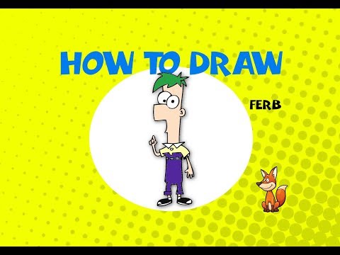 How to draw Ferb from Phineas and Ferb – STEP BY STEP ART GUIDE – ART ...