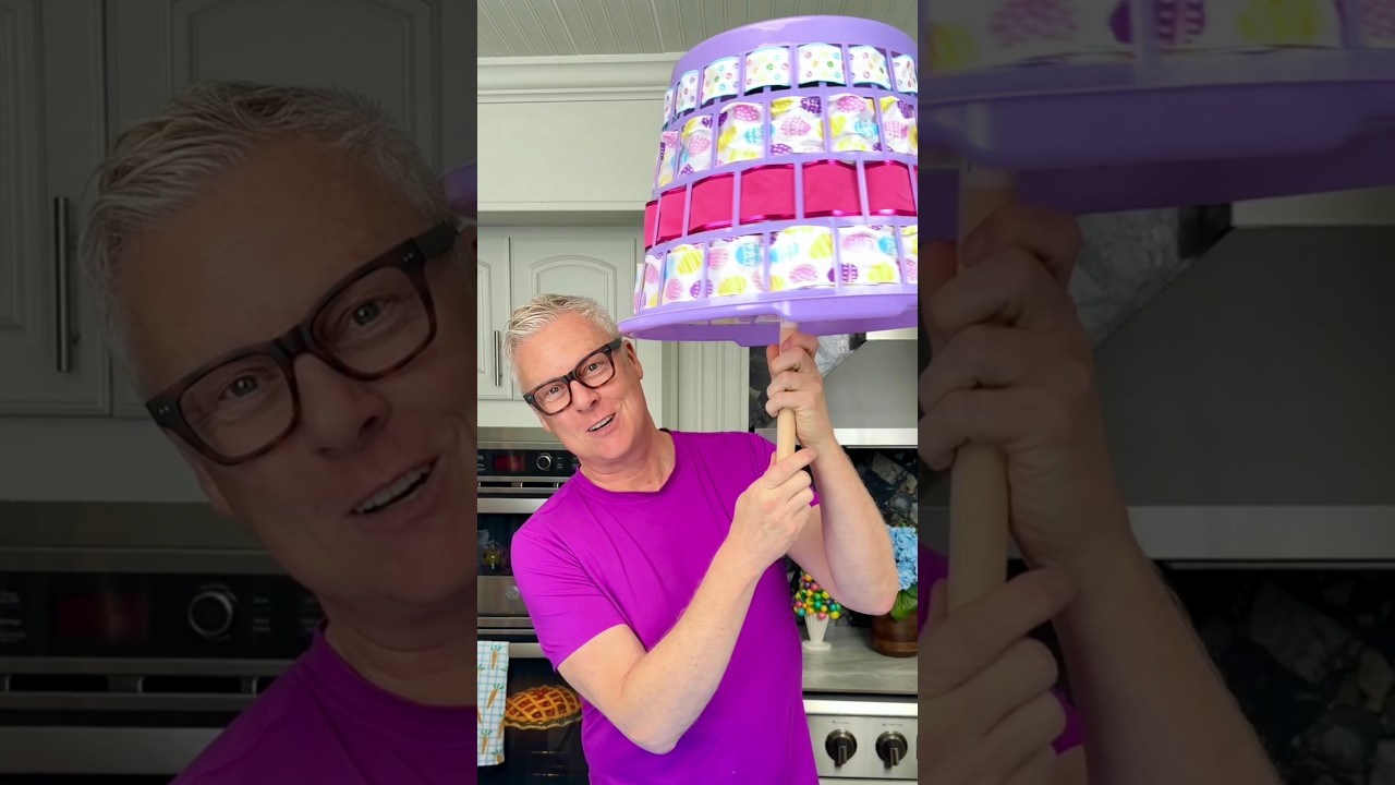 Dollar Store Laundry Basket Turned Into JUMBO Easter Basket! 🐣✨