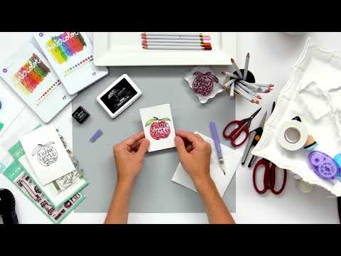 How to Use Watercolor Pencils for Cards with Simon Hurley