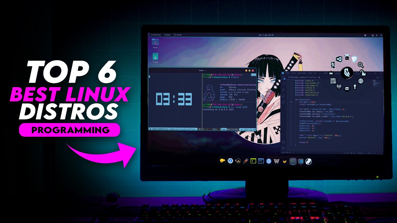 Top 6 Linux Distros For Programming & Developers In 2025 🔥