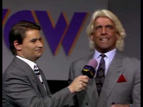Ric Flair makes his TBS return | WCW Saturday Night | February 27th 1993 #RicFlair #TonySchiavone