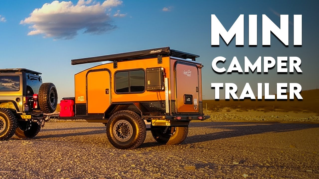 25 Innovative Mini Camper Trailers That Can Go Anywhere | Small Camper Trailers with Toilet