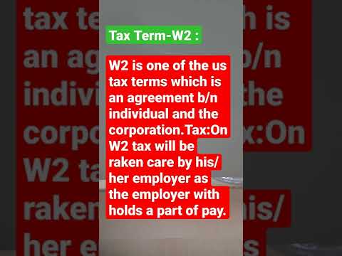 Tax Term -W2| US Tax term |W2,1099,C2C|Recruitment|Bench Sales|Raghu D