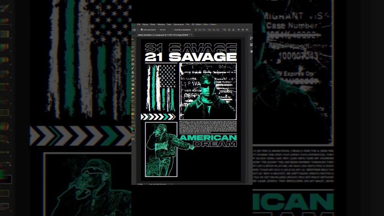 Brutalism Album Poster | 21 Savage | Follow for more ;)