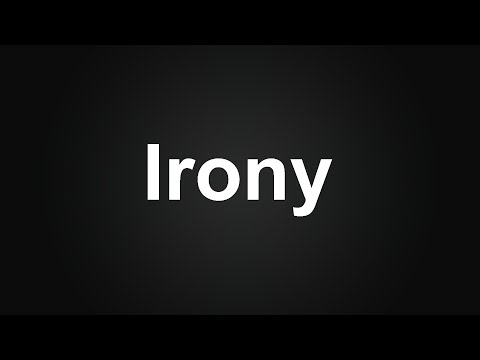 Irony Meaning in Urdu, How to Say Irony in English, Irony Meaning in Hindi