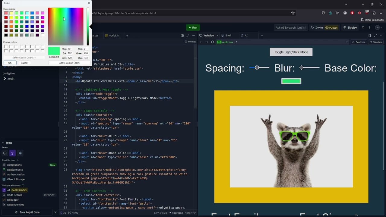 Learn to Code JavaScript30 CSS Variables and JS