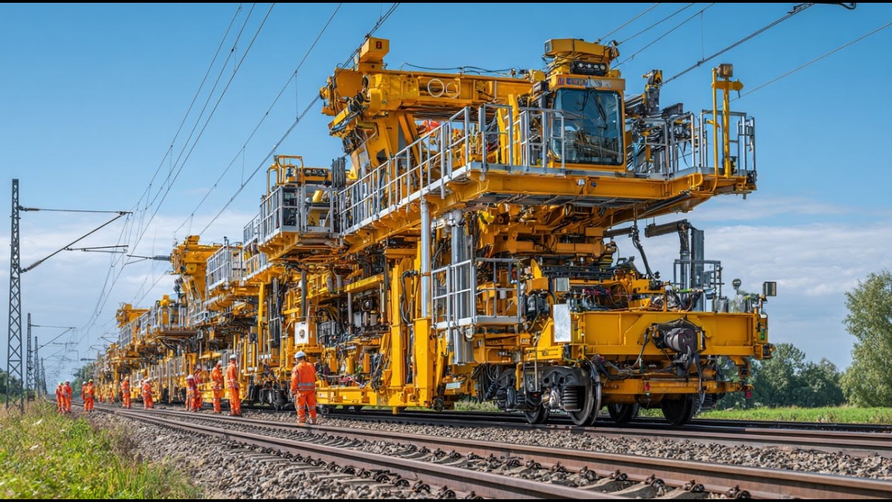 Inside the $Billion Railway Upgrade Projects: Track Replacement & Sleeper Installation Documentary