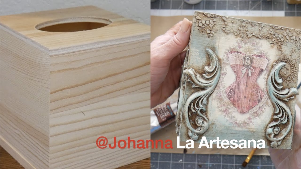 CAJA DISPENSADORA DE MADERA PARA PAÑUELOS DE PAPEL