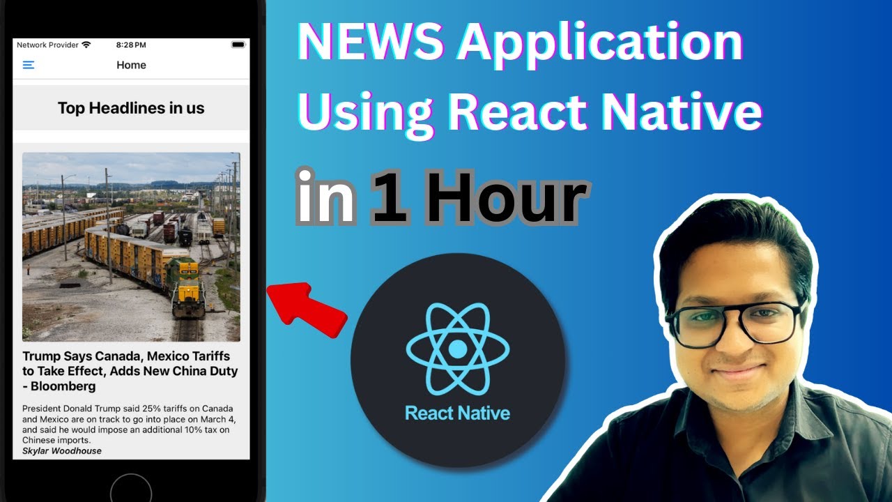 React Native News App from Scratch | Navigation, Animations & Breaking News