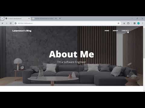 A Personal Blog Sample, Locally Deployed