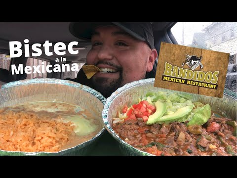 Bistec A La Mexicana 🥩 🇲🇽 Bandidos Mexican Restaurant in Cumberland, RI