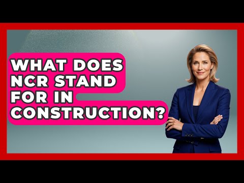 What Does NCR Stand For In Construction? - Civil Engineering Explained