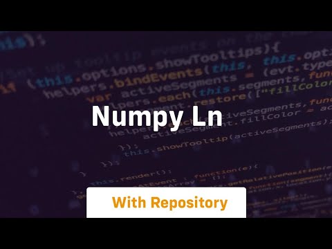 numpy ln