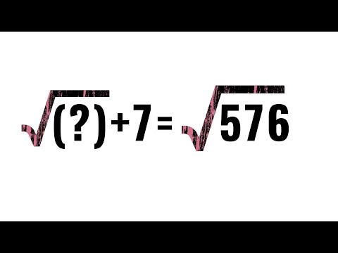 √(?) + 7 = √576 What is the value of ?