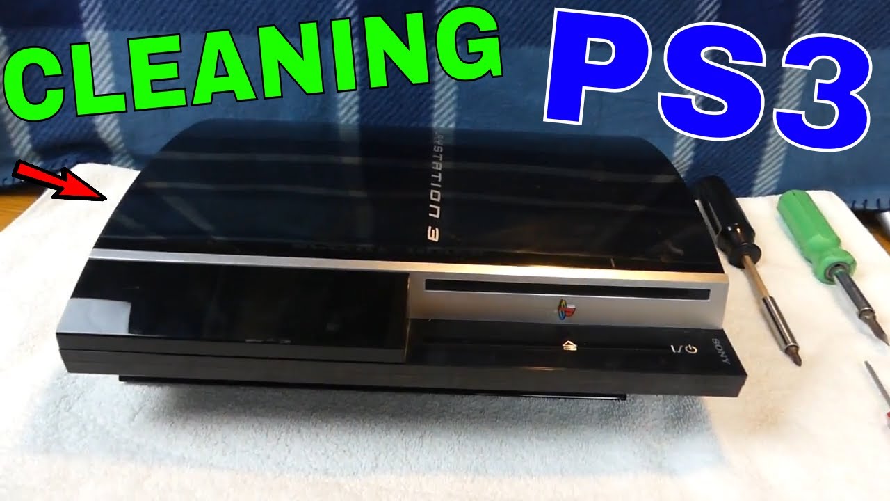 HOW TO: TAKE APART/CLEAN DIRTY PS3!