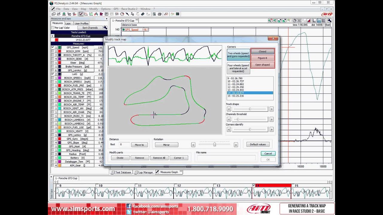 Generating a Track Map in Race Studio 2 - Basic