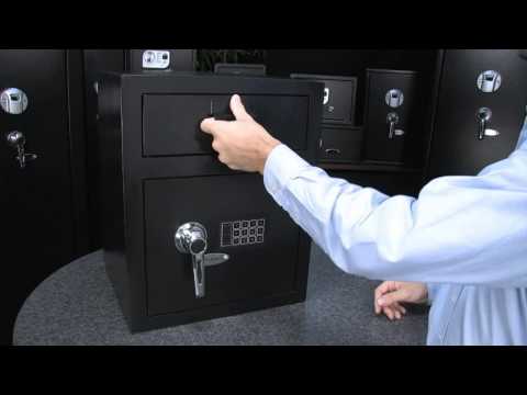 Secure Deposit Drop Box Safe with Digital Keypad AX11930 by Barska