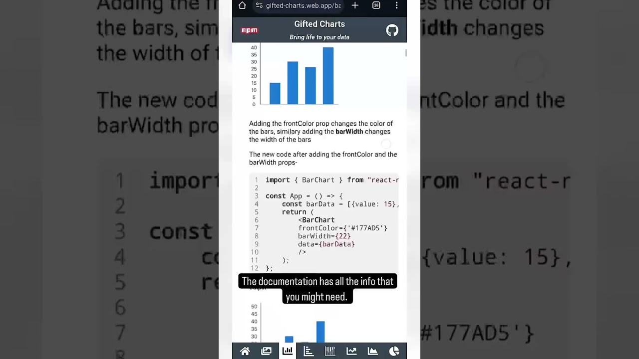 This React-Native-Gifted-Charts Library is what you need..