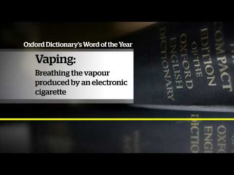 Oxford Dictionaries picks 'vape' as word of the year