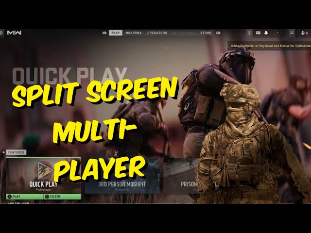 How to play Split-Screen in Modern Warfare 2