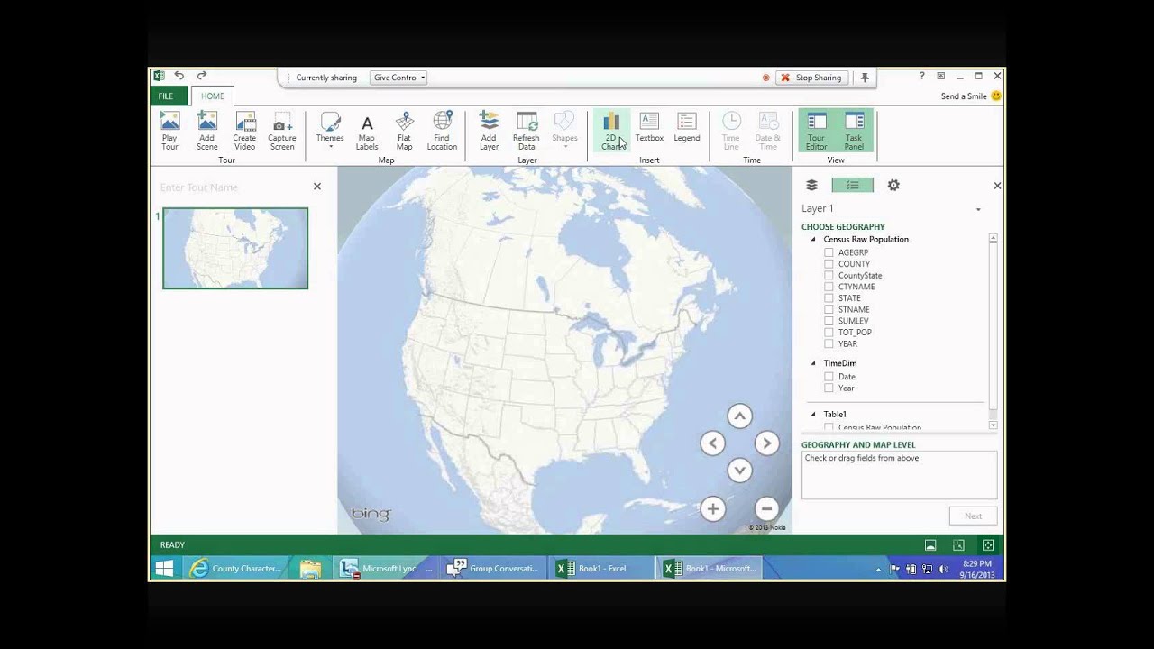Power Map for Excel / Office 365 / Power BI