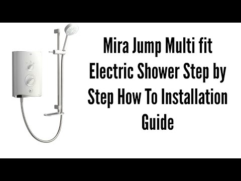 Mira Jump Electric Shower 9.5kW Clearscale White & Chrome 5 Spray 1. ...