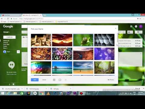 Gmail cool themes customization
