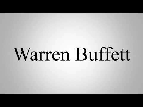 Learn How To Pronounce Warren Buffett